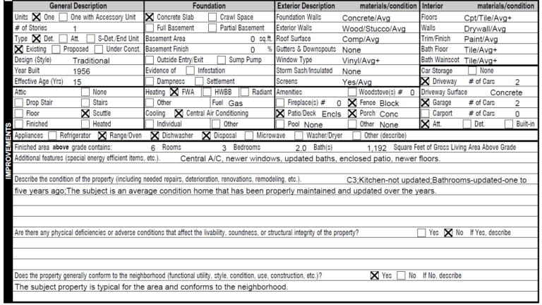 How to Read an Appraisal Report (Written by an Appraiser) - Realvals
