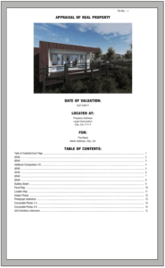 Uniform Residential Appraisal Report Example (Form 1004 Sample) - RealVals