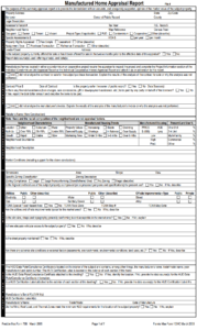 1004C Appraisal Form - Manufactured Home - Realvals